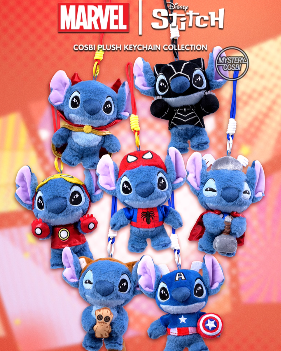 Hot Toys x Cosbi x Disney Marvel Stitch Plush Keychain – WooHoo New York