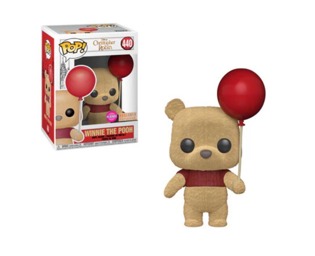 Funko Pop! x Christopher Robin Winnie The Pooh #440 Flocked Box Lunch ...
